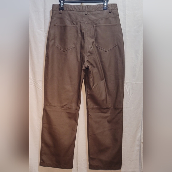 Glassons | Pants & Jumpsuits | New Glassons Faux Leather Brown 5 Pocket ...